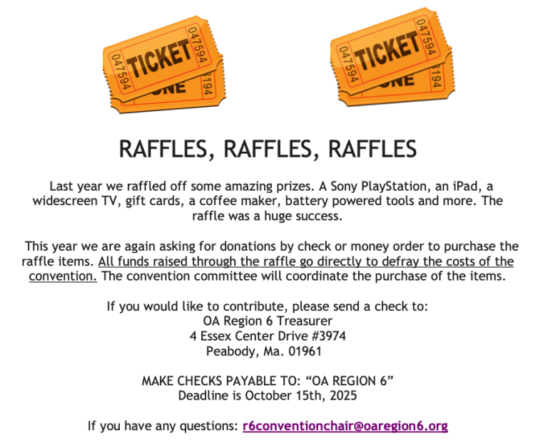 2025 Region 6 Convention Raffles – Cape Cod Intergroup – Overeaters ...